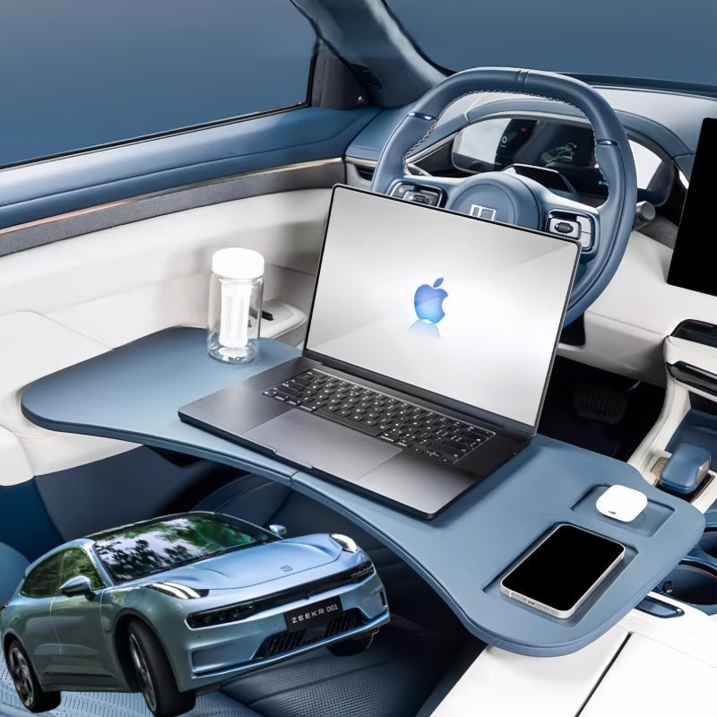 Foldable Leather Car Desk for Zeekr | Front & Rear Seat Office Tray ...